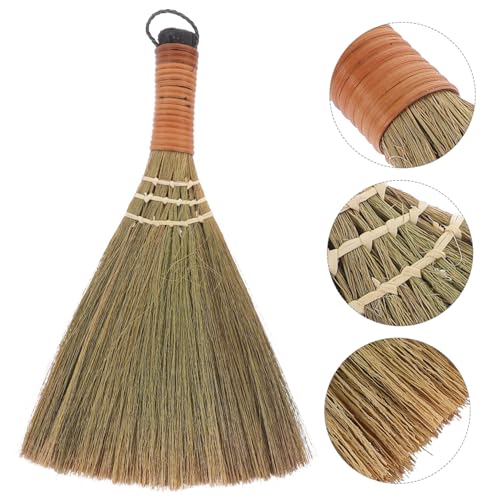 CRILSTYLEO Broom Countertop Cleaning Sweeping Dust Brush Handheld Whisk Brush Small Cleaning Brushes Floor Cleaning Tool Asian Thai Duster Cleaning Supplies Brush for Desk Table Decor