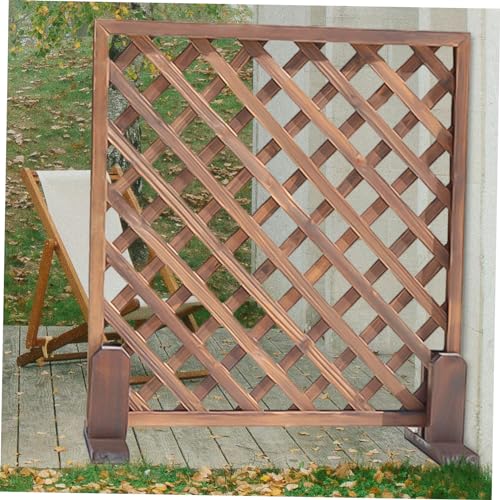 ANDRESLAD Solid Wood Screen Base Fences Thickened Divider Stand Thickened Divider Bracket Divider Supply Patio Fence Base Parts Room Screen Supply Room Divider Stand Room Screen Clips Wooden