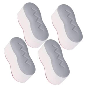 outanaya 4pcs toilet cushioning pads toilet seat risers toilet stool toilet kit replacement seat bumper toilet seat pads toilet lid gaskets toilet lid lifter home toilet gaskets bidet