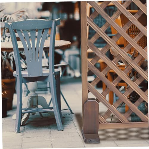 ANDRESLAD Solid Wood Screen Base Fences Thickened Divider Stand Thickened Divider Bracket Divider Supply Patio Fence Base Parts Room Screen Supply Room Divider Stand Room Screen Clips Wooden