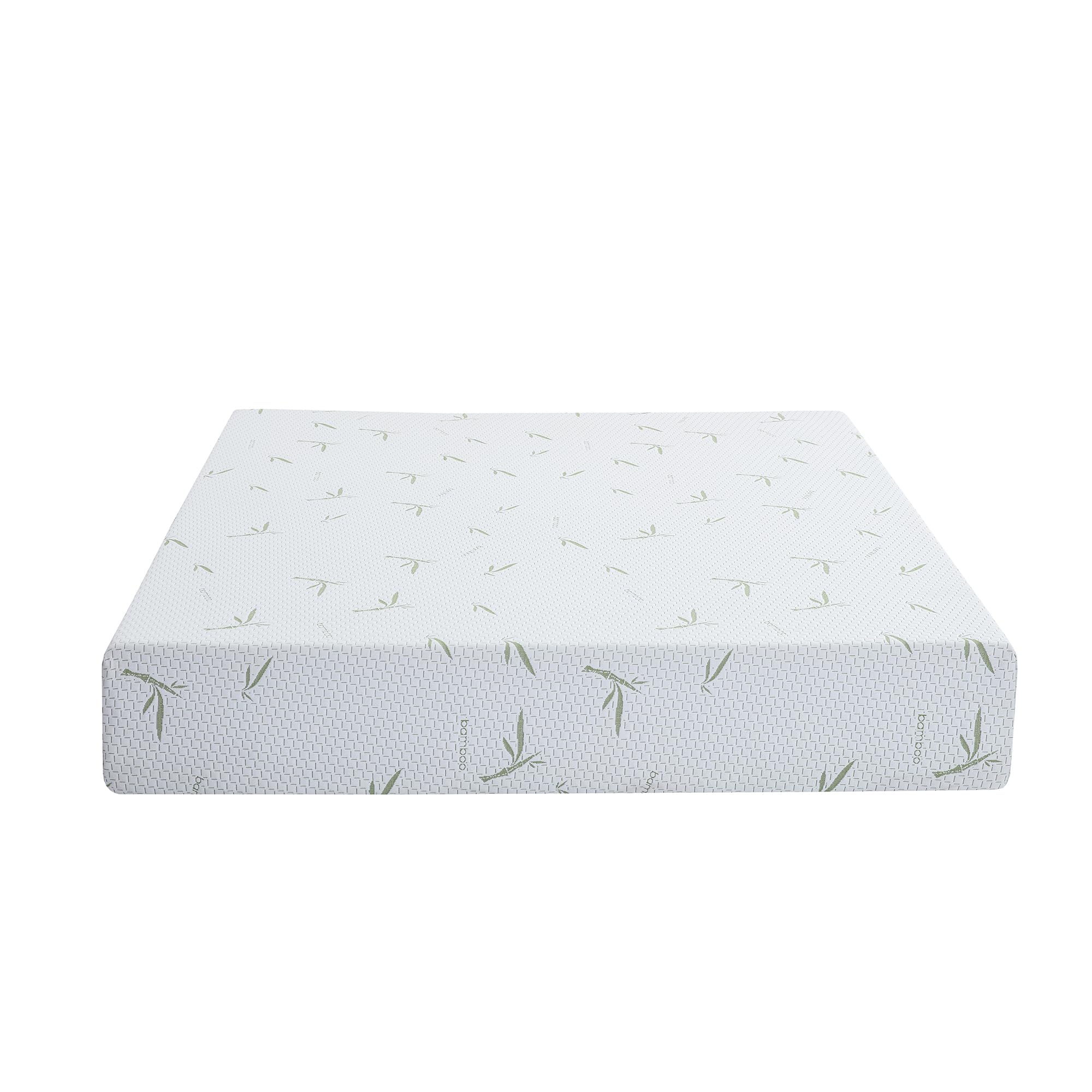 KYLE & KAY King Foam Mattress, Medium Firm Green Tea Gel Mattress, 8 Inch Memory Foam Mattress for Boys, Girls, Mattress in A Box, CertiPUR-US Certified Mattress, 76 x 80in, White