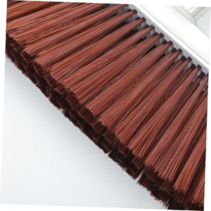 ANDRESLAD Thick Broom Trash Sweeping Besom Lawn Sweeper Manual Broom Soft Bristle Broom Dense Broom Garbage Cleaning Supply Broom Cleaning Tool Floor Sweeper Broom Stiff Bristle Broom Nylon