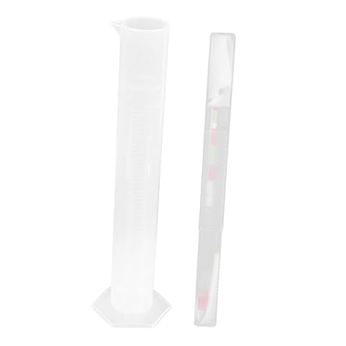 PRETYZOOM 1 Set American Attenuation Meter Hydrometer for Alcoholometer Meter for Wine Beer Alcohol Meter Hydrometer Meter Wine Brewing Tool Measuring Cup Sugar Hydrometer Maple Syrup Glass