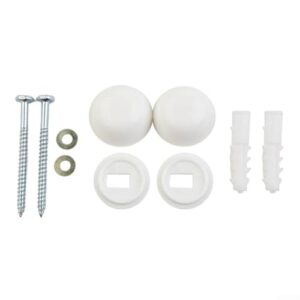 Toilet Bidet Anchor Bolts Set Toilet Floor Fixing Repair Fitting Toilet Plastic Cover Accessories Stainless Steel Screws