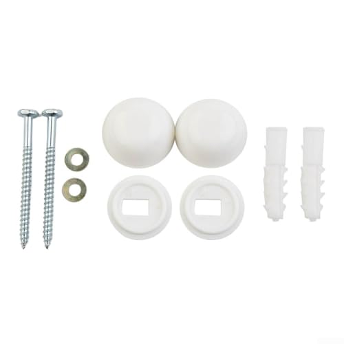 Toilet Bidet Anchor Bolts Set Toilet Floor Fixing Repair Fitting Toilet Plastic Cover Accessories Stainless Steel Screws