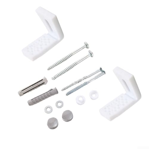 Toilet Bidet L-shaped Foot Mounting Bolts Set Toilet Pan Fix To Floor Kit Repair Fixings Fitting Closestool Anchor Accessories(S)