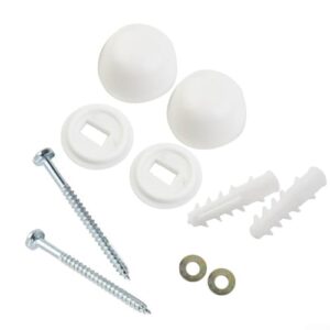 Toilet Bidet Anchor Bolts Set Toilet Floor Fixing Repair Fitting Toilet Plastic Cover Accessories Stainless Steel Screws