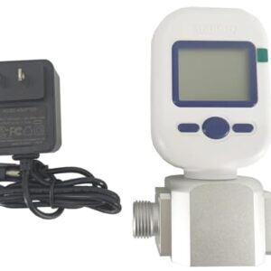 BHYIQI Gas Flow Meter Electronic Mass Air Flowmeter with Range 0 to 250L/Min Precision 士2.0+0.5FS% LCD Display