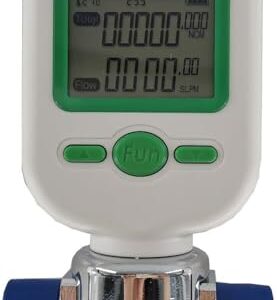 BHYIQI Gas Mass Flow Meter Digital Mass Air Flow Rate Tester with Range 0 to 20L/Min Accracy ±2.5+0.5FS% LCD Display