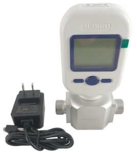 bhyiqi gas mass flow tester mass air flowmeter with range 0 to 250l/min precision 士2.0+0.5fs% lcd display 12 mm tube diameter