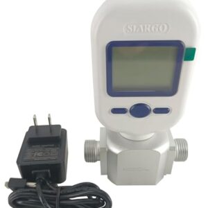 BHYIQI Gas Flow Meter Electronic Mass Air Flowmeter with Range 0 to 250L/Min Precision 士2.0+0.5FS% LCD Display