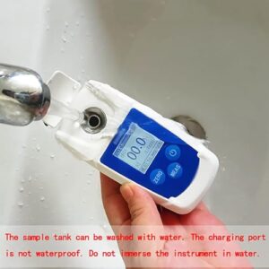 LHQYA 32% Sugar Refractometer Hydrometer, Pocket Refractometer, 10-40℃ Ambient Temperature/ 0.1% Brix Resolution/ ±0.2% Brix/±1 Accuracy, for Grapes Fruit Drinks Beverages Tipples