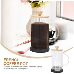 Zerodeko Coffee Maker Household Coffee Press Travel Tea Kettle Espresso Machine Espresso Coffee Maker Machine Espresso Maker Coffee Pot Portable Espresso Coffee Milk Maker Wood