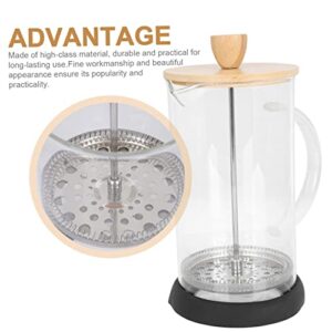 Zerodeko Coffee Maker Household Coffee Press Travel Tea Kettle Espresso Machine Espresso Coffee Maker Machine Espresso Maker Coffee Pot Portable Espresso Coffee Milk Maker Wood