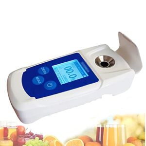 pocket refractometer, high accuracy portable refractive index tester, 0-55% measurement range, 10-40℃ temperature compensation, 0.1% resolution and 0.2% brix accuracy, for measuring sugar content