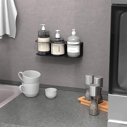 mufojyez Spray Bottle Holder, Wall Mounted Spray Can Bottle Holder, Metal Spray Can Holder, Spray Can Holder Rack Organizer, Easy Install Wall Mount Craft Workspace Spray Bottle Rack 2Holes