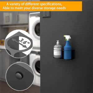 mufojyez Spray Bottle Holder, Wall Mounted Spray Can Bottle Holder, Metal Spray Can Holder, Spray Can Holder Rack Organizer, Easy Install Wall Mount Craft Workspace Spray Bottle Rack 2Holes