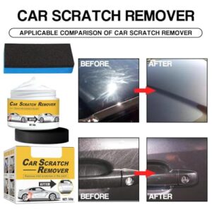 dyfgweq 2Pcs T-221A Polishing Compound & Scratch Remover with Sponge, Car Scratch Remover for Deep Scratches Light Scratches & Oxidation to Restore Shine