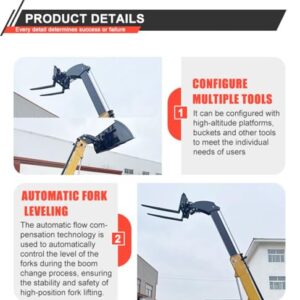 4Ton Telescopic Boom Forklift Loader 10T Telescope Forklift Advanced Telescopic Forklift with Smart Technology for Enhanced Performance and Fuel Efficiency