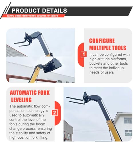 4Ton Telescopic Boom Forklift Loader 10T Telescope Forklift Advanced Telescopic Forklift with Smart Technology for Enhanced Performance and Fuel Efficiency