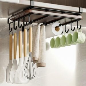 NTCLHFXU Space Saving Kitchen Storage Rack Convenient Hangings Rack Efficient Storage for Cutting Board and Mugs