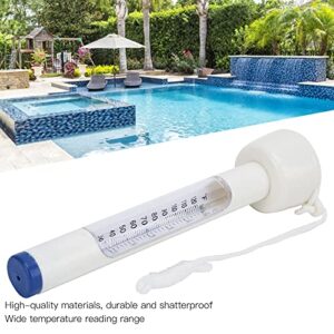 Pool Thermometer, Bathtub Water Temperature Gauge Fast Reading ShatterResistant for Bathtubs for Aquariums for Swimming Pools