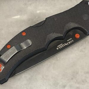 Orange Titanium Thumb Stud W/Stainless Torx Screws For Cold Steel Recon 1 Knife