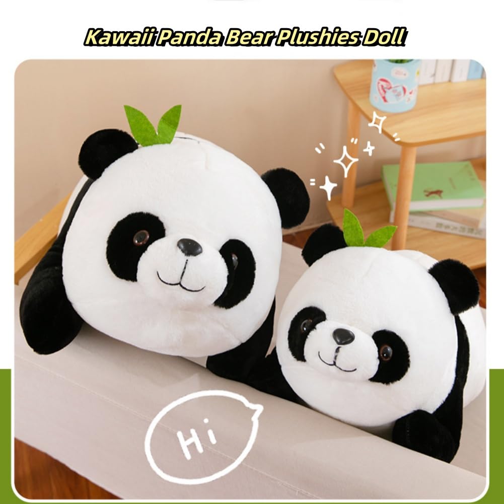 Triflice Panda Stuffed Animals Plush, Cute Panda Bear Plushies, Panda Soft Hugging Body Pillow Kawaii Giant Panda, Gift for Kids Boy Girl Birthday Valentines Christmas (19.7IN)