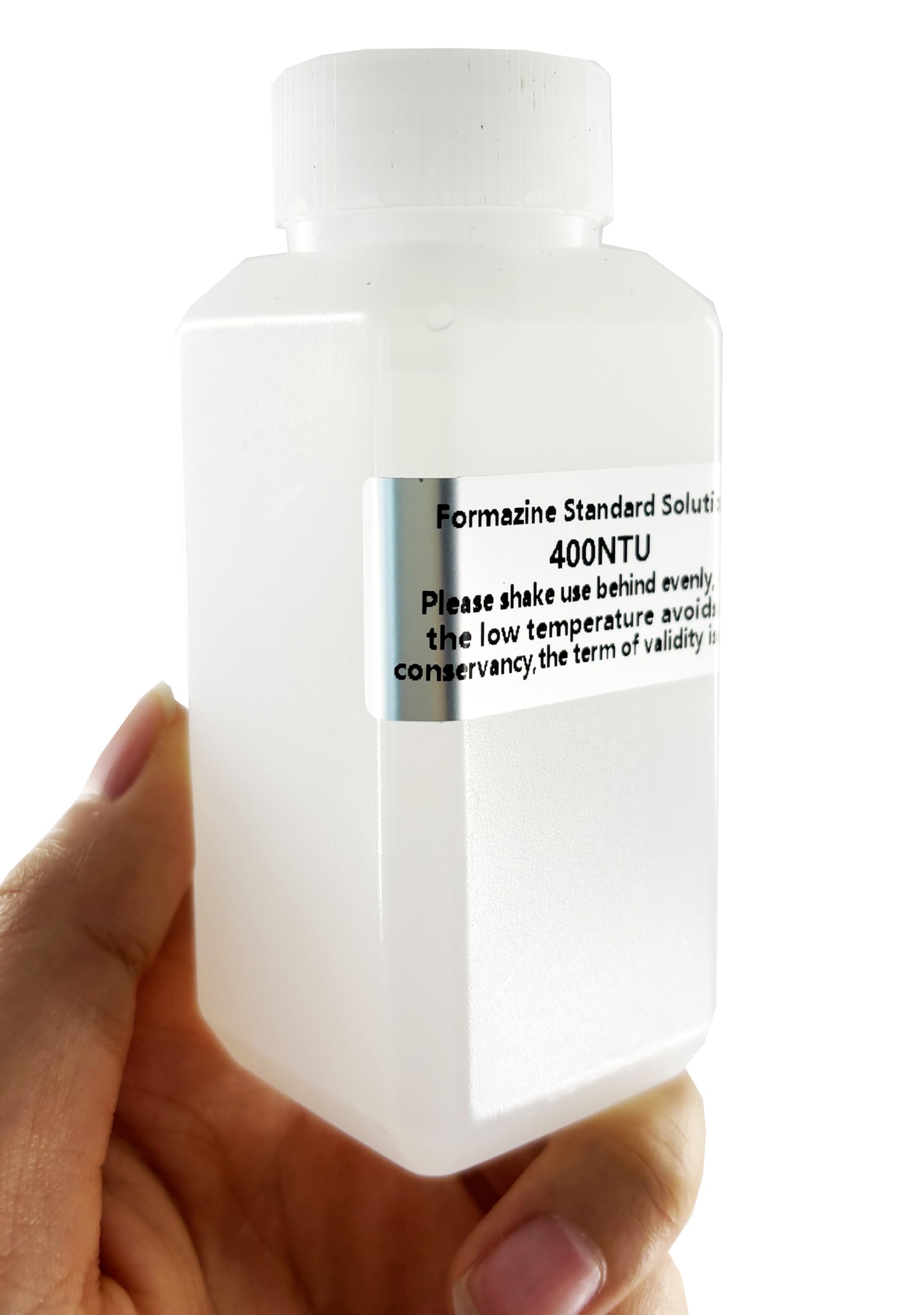 HFBTE Turbidity Calibration Solution 400NTU 100ml And Four EMPTY 25*60mm Glass Sample Bottles Fast Delivery for Calibrating SGZ-200BS SGZ-200B SGZ-20B SGZ-50B SGZ-400B Turbidimeters Turbidity Meters