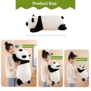 Triflice Panda Stuffed Animals Plush, Cute Panda Bear Plushies, Panda Soft Hugging Body Pillow Kawaii Giant Panda, Gift for Kids Boy Girl Birthday Valentines Christmas (19.7IN)