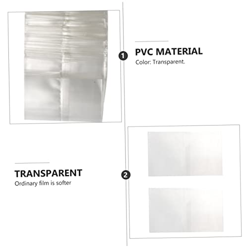 400 Pcs Bottle Sealing Film Shrink Bags Clear Shrink Film Polyolefin Film Heat Tool Clear Wrapping Bags Drier CD Bottle Sealer Film Heat Shrink Bags Clear Heat Shrink Film PVC TOKIDNY