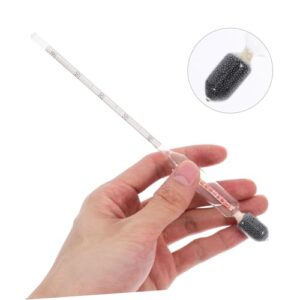 HAWILLOSCH 3pcs Sugar Meter Hydrometer Beer Sugar Gauges Liquid Gauges Wine Scales Maple Syrup Measurement Sugar Scales Sugar Content Scale Measuring Syrup Tester Glass Transparent