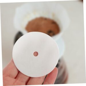 CIYODO 100pcs Filter Paper Tea Filter Paper Coffee Filters Espresso Paper Filter Coffee Concentrate Espresso Coffee Unbleached Coffee Filters Coffee Filters Paper Filter Coffee Pulp White