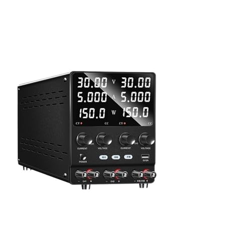 30V10A DC Dual-Channel Power Supply Adjustable Variable Multiple Output Regulated Series Parallel Connection 60V(605,110V)