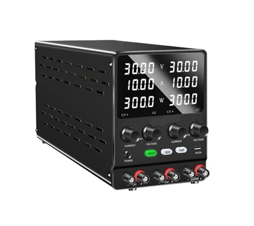 30V10A DC Dual-Channel Power Supply Adjustable Variable Multiple Output Regulated Series Parallel Connection 60V(605,110V)