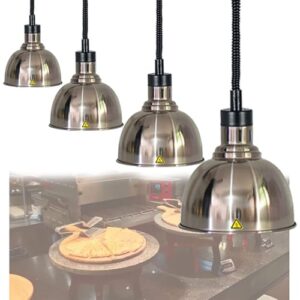 food warmer,infrared heat lamp for steak pizza,catering restaurant supplies,hotel kitchen chandelie,hanging food heat light with bulb and switch,65-170cm retractable,