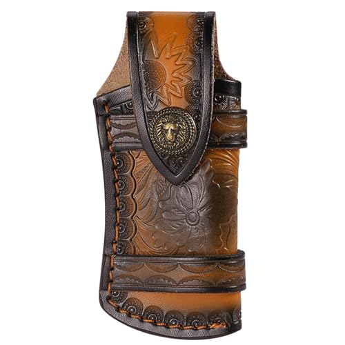 Straight Leather Sheath PU Holsters For Fixed Leather Sheath Waist Hanging