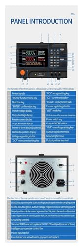 Arionyx Laboratory Programmable DC Power Supply USB Series 15V 20V 30V 200V 300V 400V 500V 800V Adjustable 20A 30A 50A 60A Programmable DC Power Supply Variable(30V 80A USB)