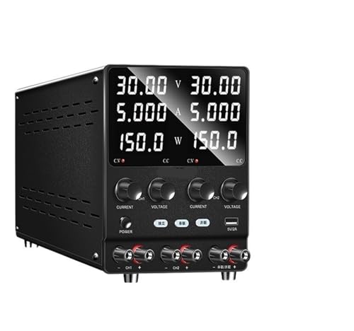 DC Variable Adjustable Dual-Channel Power Supply 3-Way 30V 10A 60V 20A Parallel Functions 300W 360W(SPS305-2KD,220V)