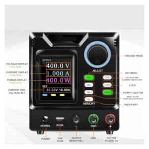 400V 800V 600V 1000V 4Digits DC Adjustable Programmable Switching Power Supply 30V 10A 200V(1000V 1A-RS232,110V)