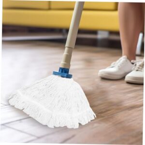 ULDIGI Mop Replacement Head Spins Mop Refill Floor Cleaning Mop Head Wet Mop Head Refill Commercial Mop Head Floor Sweeper Household Mop Pad Spray Mop Head Mop Heads White Cotton Thread