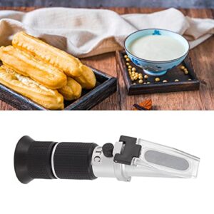 Brix Meter Refractometer, Handheld Sugar Refractometer, Refractometer Honey, Portable Handheld Brix Refractometer for Fruit, Beverages, Juice, Honey, Maple Syrup, Molasses