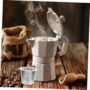 PAMINGONO Stainless Steel Coffee Coffee Filter Coffee Concentrate Coffee Machines Coffee Espresso Reusable Coffee Accessories for Coffee Lovers Tea Filter