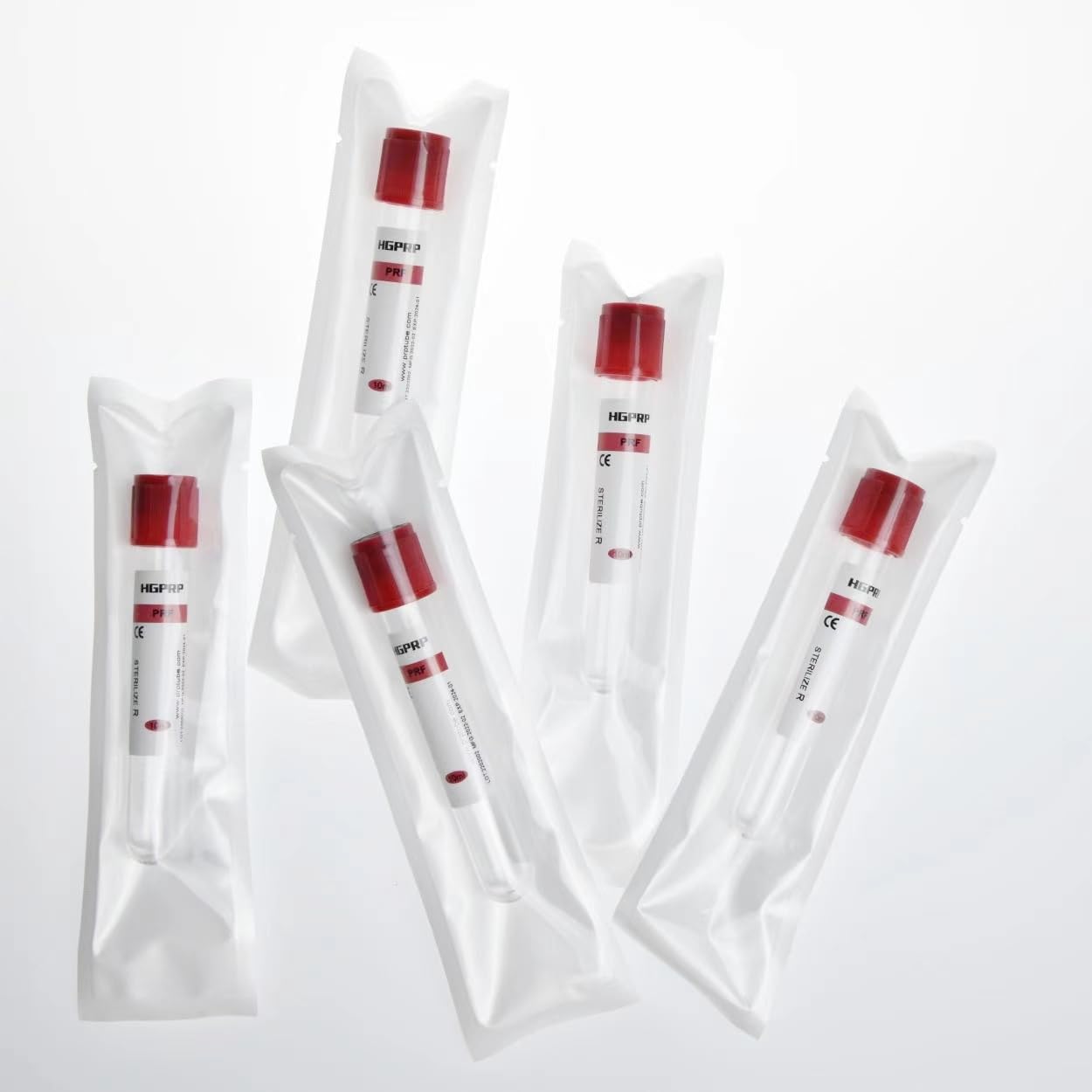 50 Tubes Platelet Rich Fibrin 10ml PRF Tube with No Additive PRF Tubes