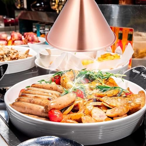 Food Heat Warmer Lamp Hanging Chandelier Telescopic Buffet Heating Lamp for Kitchen Hotel Restaurant Service,