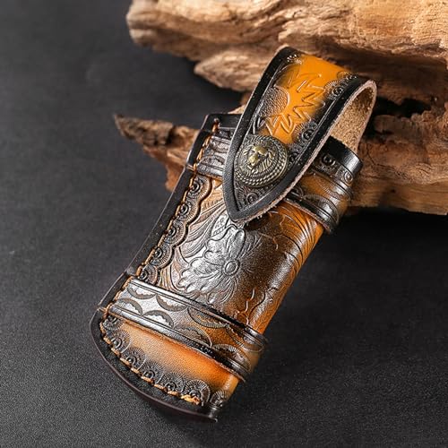 Straight Leather Sheath PU Holsters For Fixed Leather Sheath Waist Hanging