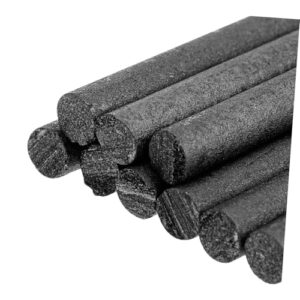 COSMEVIVI 10pcs Electrode Bar Black Carbon Rod Graphite Rods Graphite Electrode Cylinder Rod Tube Cylinder Electrode Tube Bars Graphite Rod Black for Metallurgy Carbon Rods Electrode Arc Rod