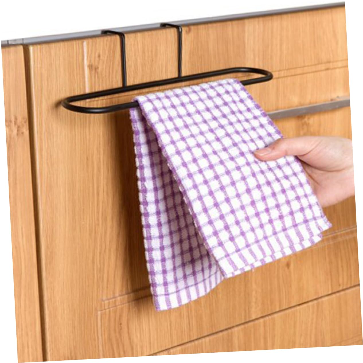 WOONEKY 2pcs Hand Towel Holder Towel Rack for Bathroom Kitchen Towel Holder Cupboard Hanger Towel Rack Hand Towel Rack Towel Rack Bathroom Towel Shelf Cabinet Hanger