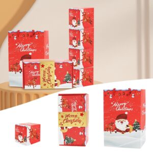 Surprise Gift Box Explosion for Money, 2024 Explosion Gift Box Christmas Gift Boxes, New Merry Christmas Money Holders for Cash, Luxury Folding Pop-Up Surprise Box for Birthday (Red, 6 Box Set)