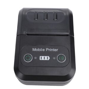 thermal receipt printer, 58mm portable bill paper printer with for android, retail store restaurant businesses, roll and folded thermal labels